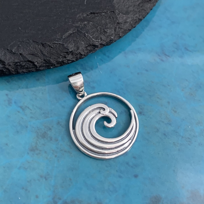 Wave Pendant - Etsy
