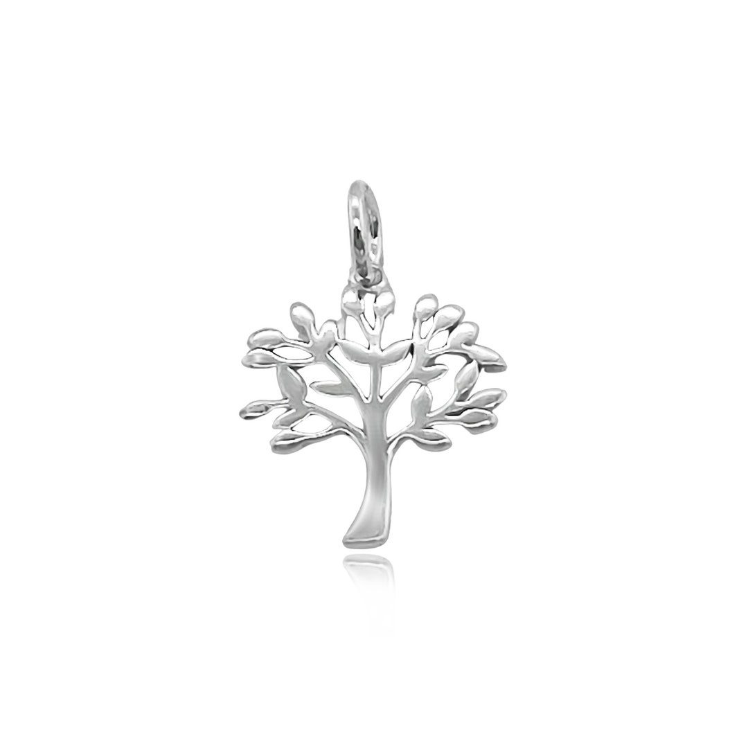 Small Sterling Silver Tree of Life Pendant, 17mm - Etsy