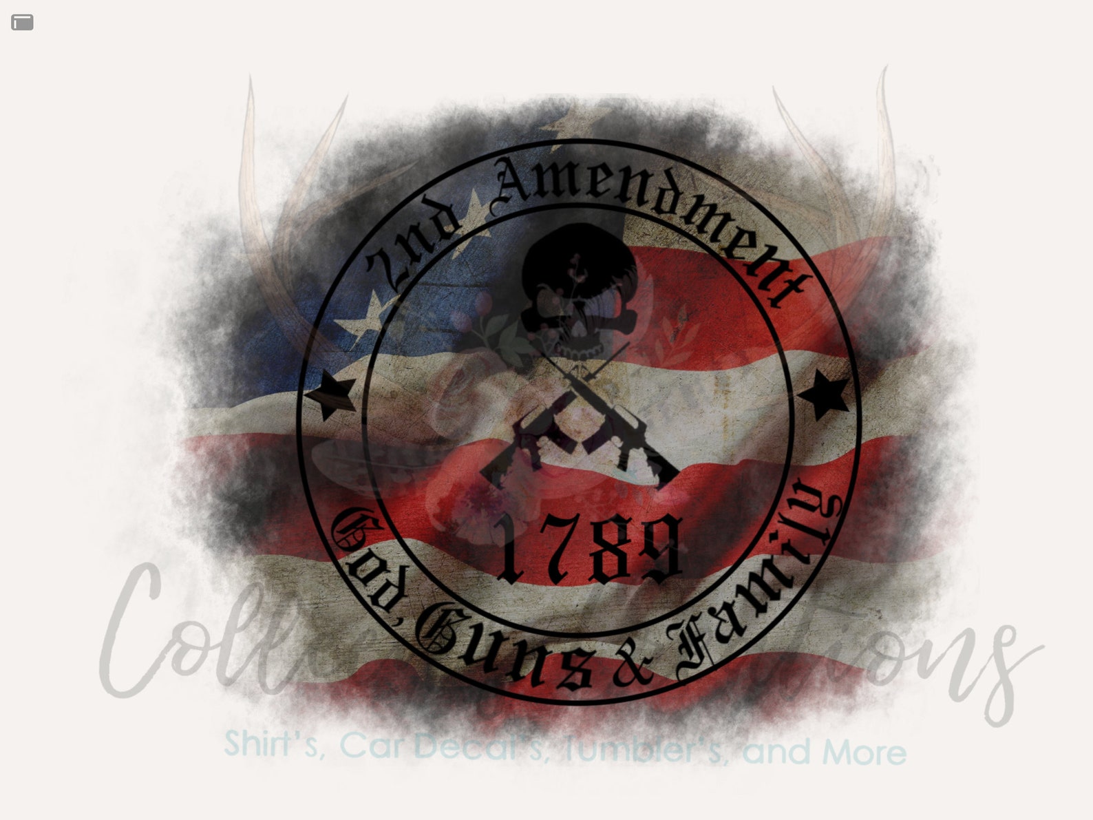 2nd Amendment With Flag PNG Bundle - Etsy