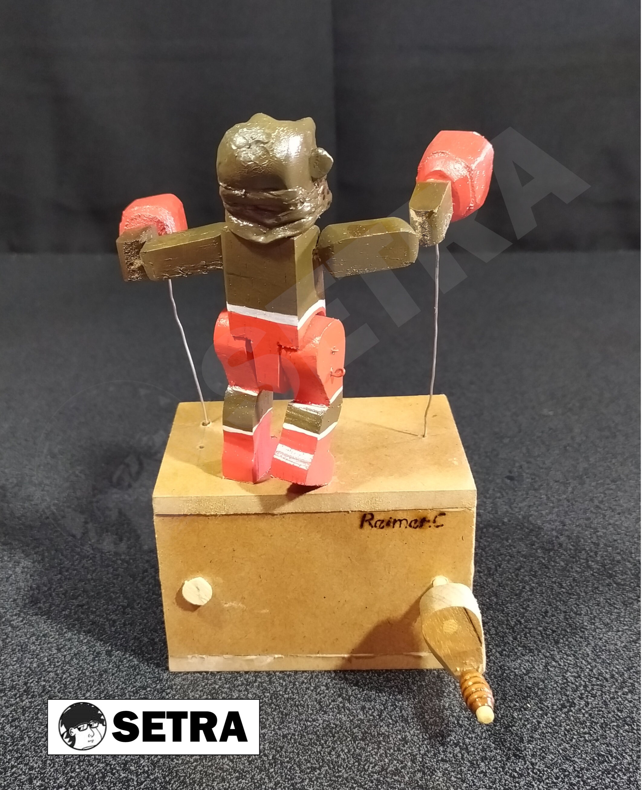 BOXING MAN AUTOMATA - Etsy