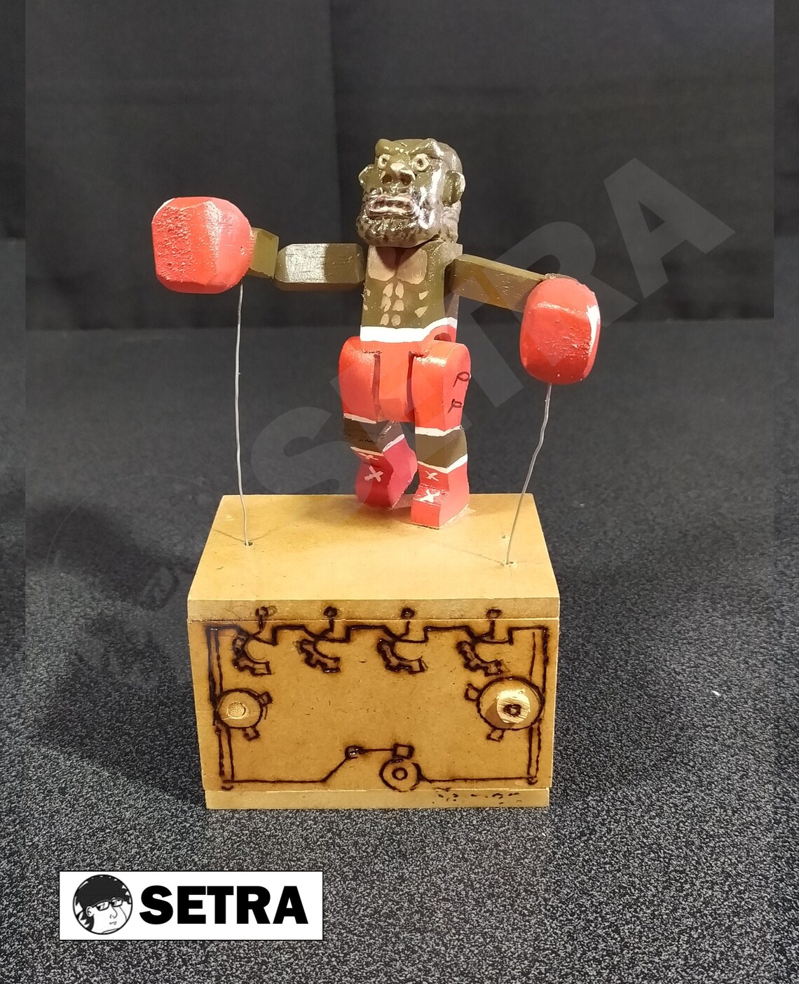 BOXING MAN AUTOMATA | Etsy