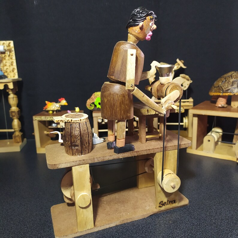 HAND MILL AUTOMATA - Etsy