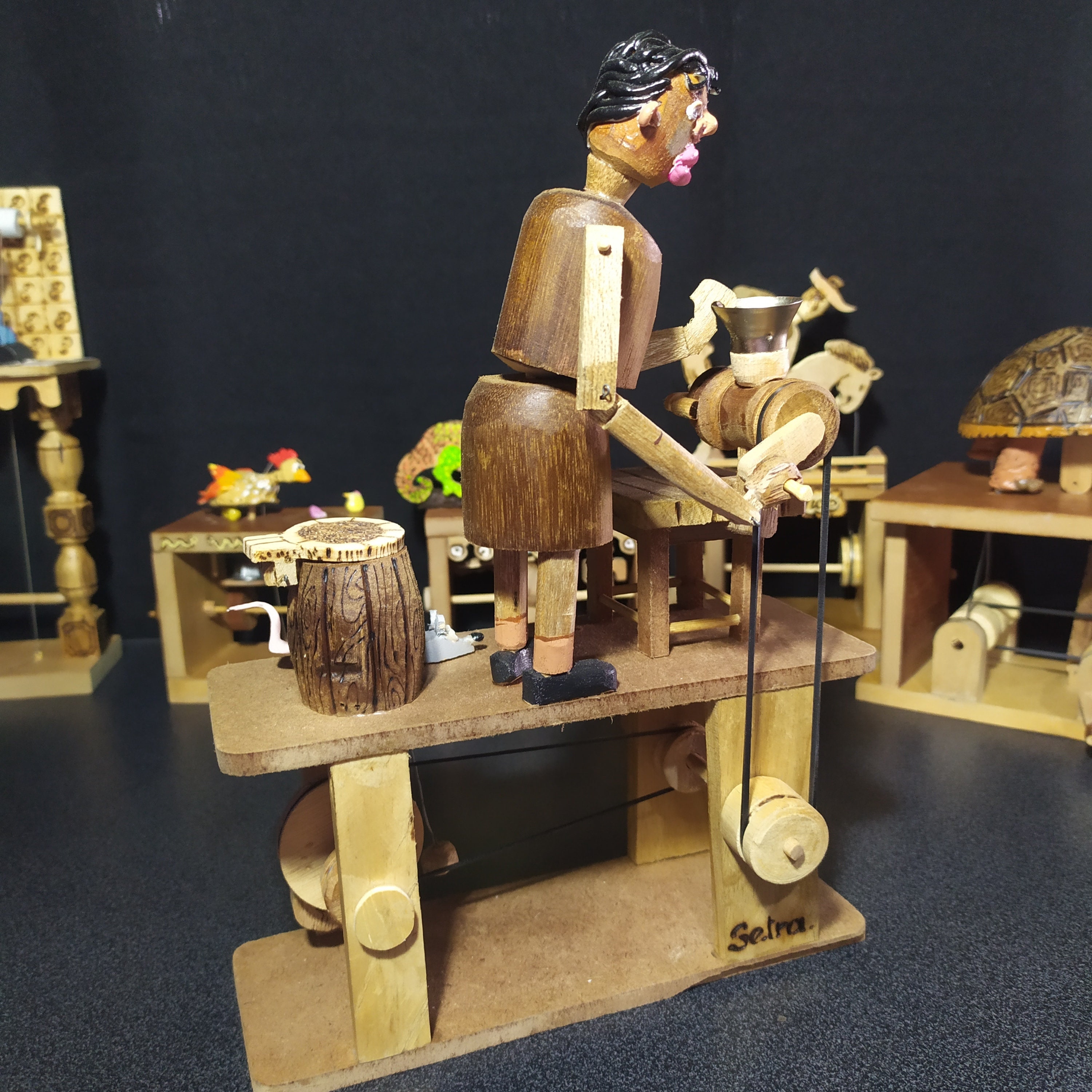 HAND MILL AUTOMATA - Etsy