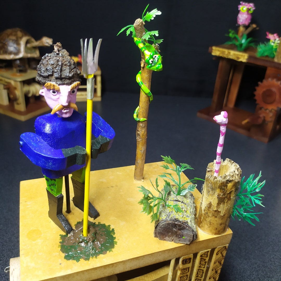 SNAKE HUNTER Automata - Etsy