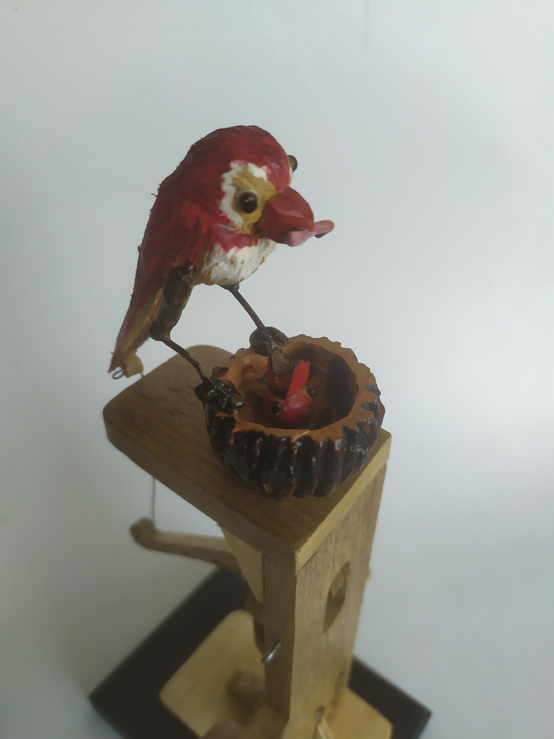 RED BIRD AUTOMATA - Etsy