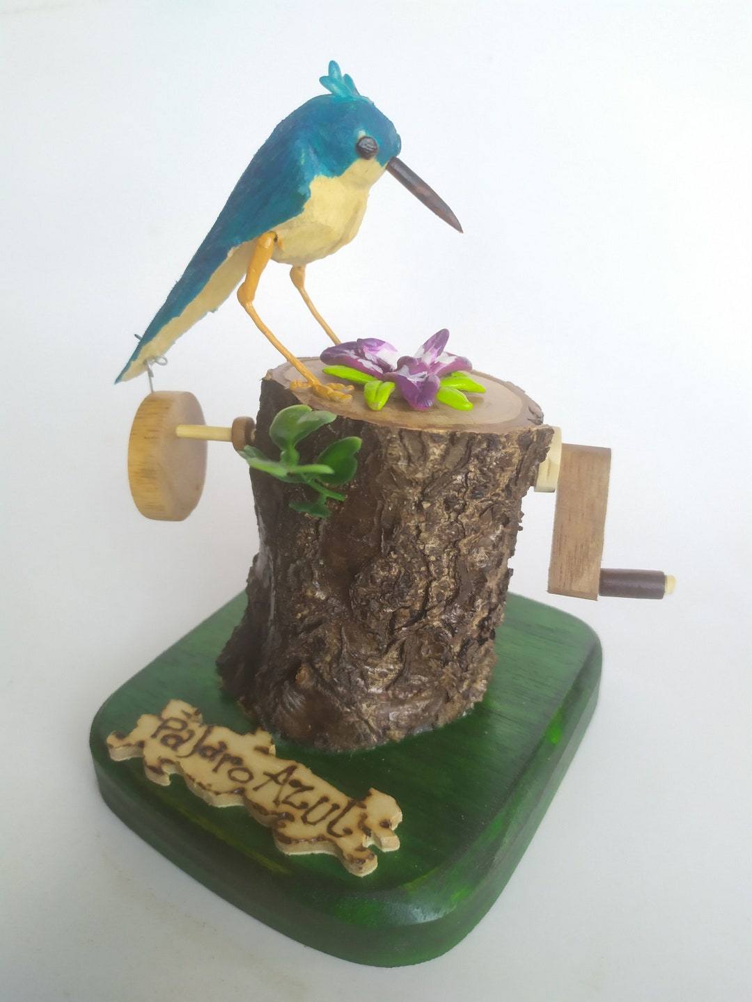 BLUE BIRD AUTOMATA - Etsy