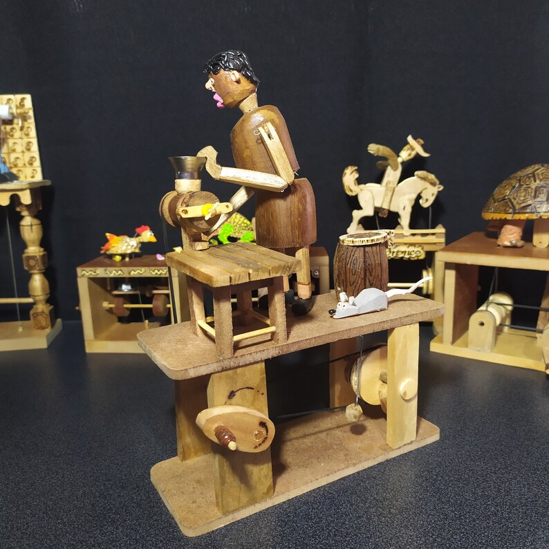 HAND MILL AUTOMATA - Etsy