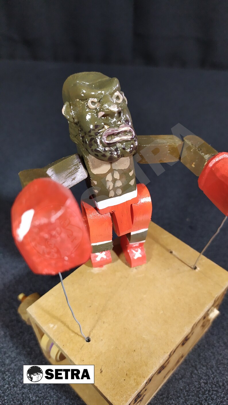 BOXING MAN AUTOMATA | Etsy