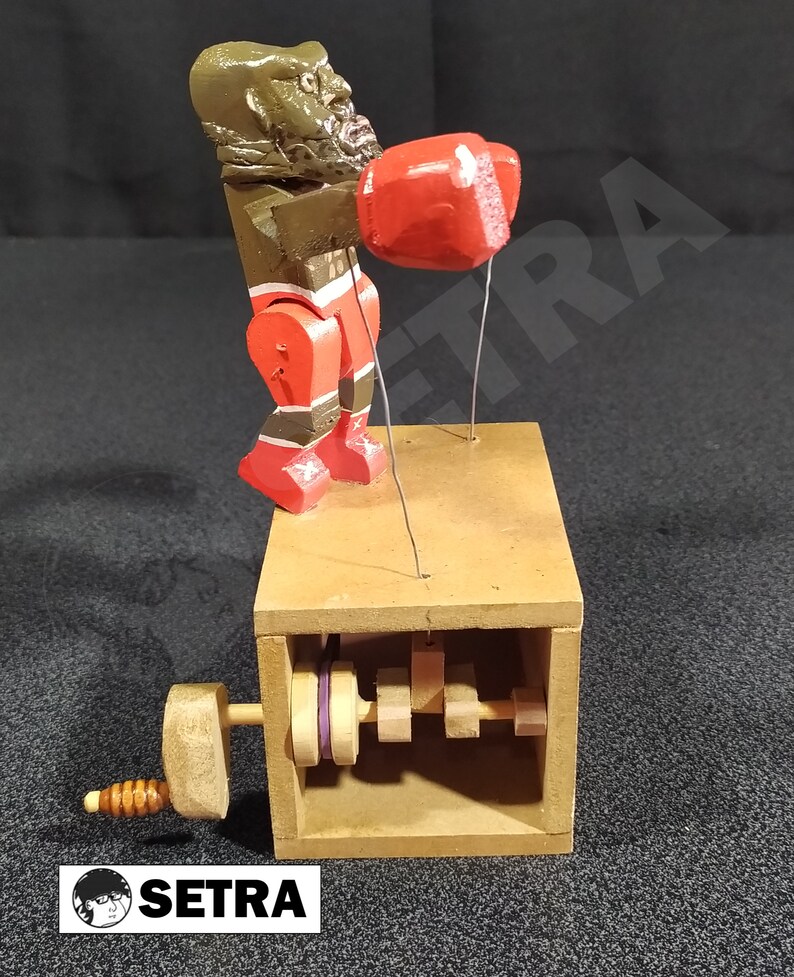 BOXING MAN AUTOMATA | Etsy