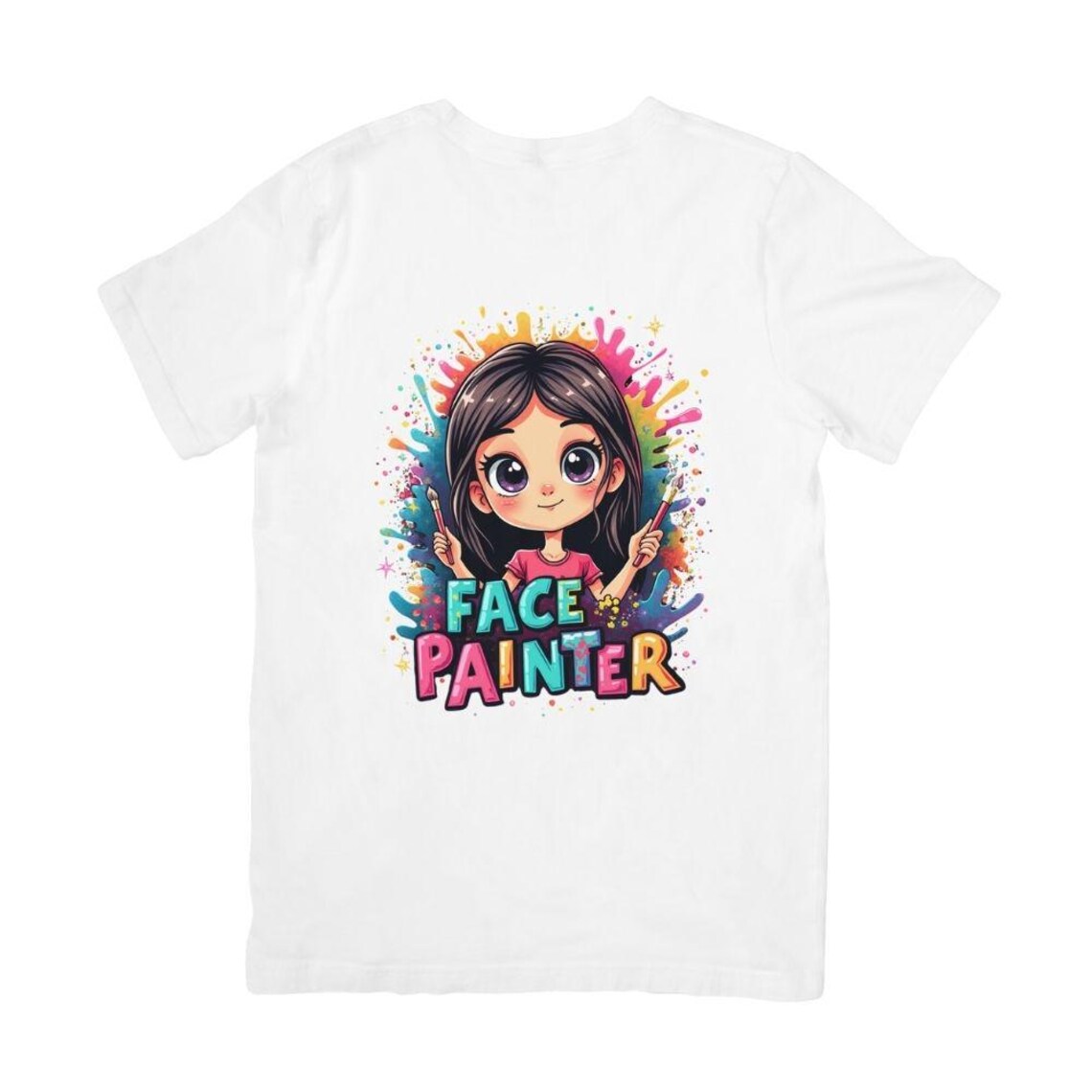 Face Painter Clipart, I Love Face Painting Png, Face Paint Digital ...