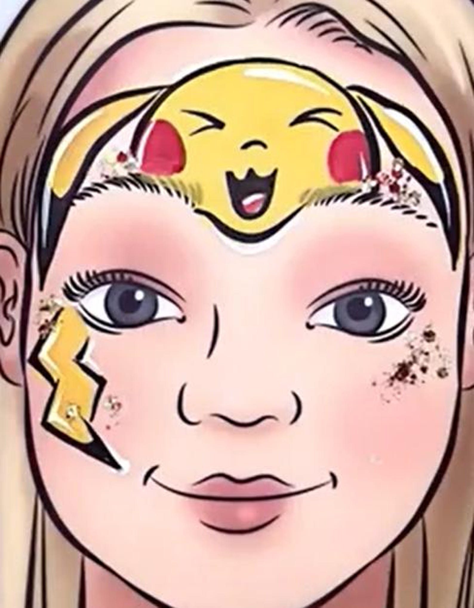 Step-by-step Video Guide 10 Cartoons and Games Face Painting Tutorials ...
