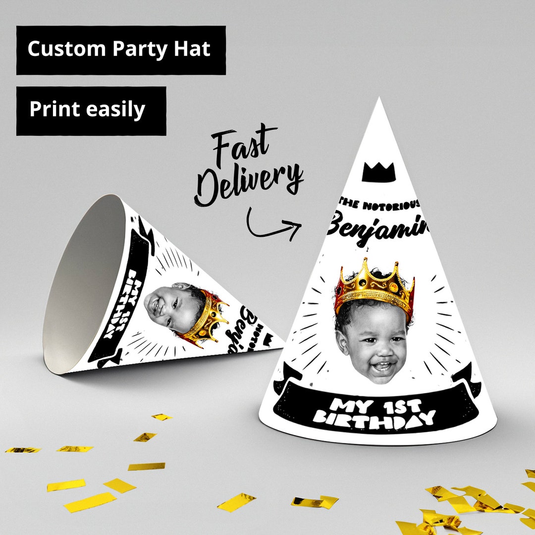 The Notorious One Party Hat, Hip Hop Party Dollar Bill, 90s Rap ...