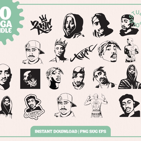 Tupac Svg - Etsy