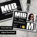 MIB Agent M Men in Black ID Card Landscape Horizontal - Replica Prop ...