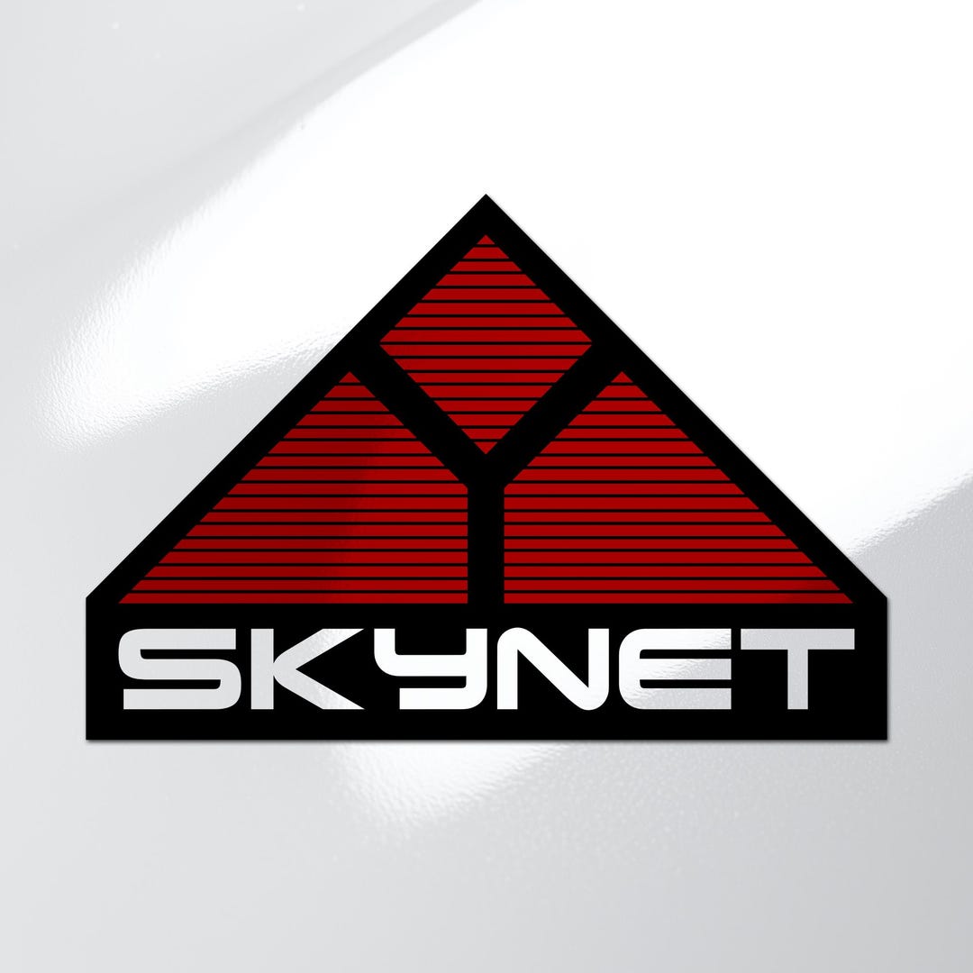 SKYNET Waterproof Vinyl Sticker Decal Fan Made, Laptop Decal, Water ...