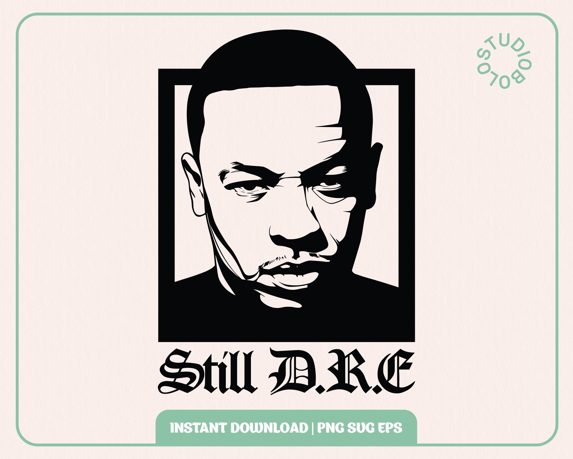 Dr Dre Stencil