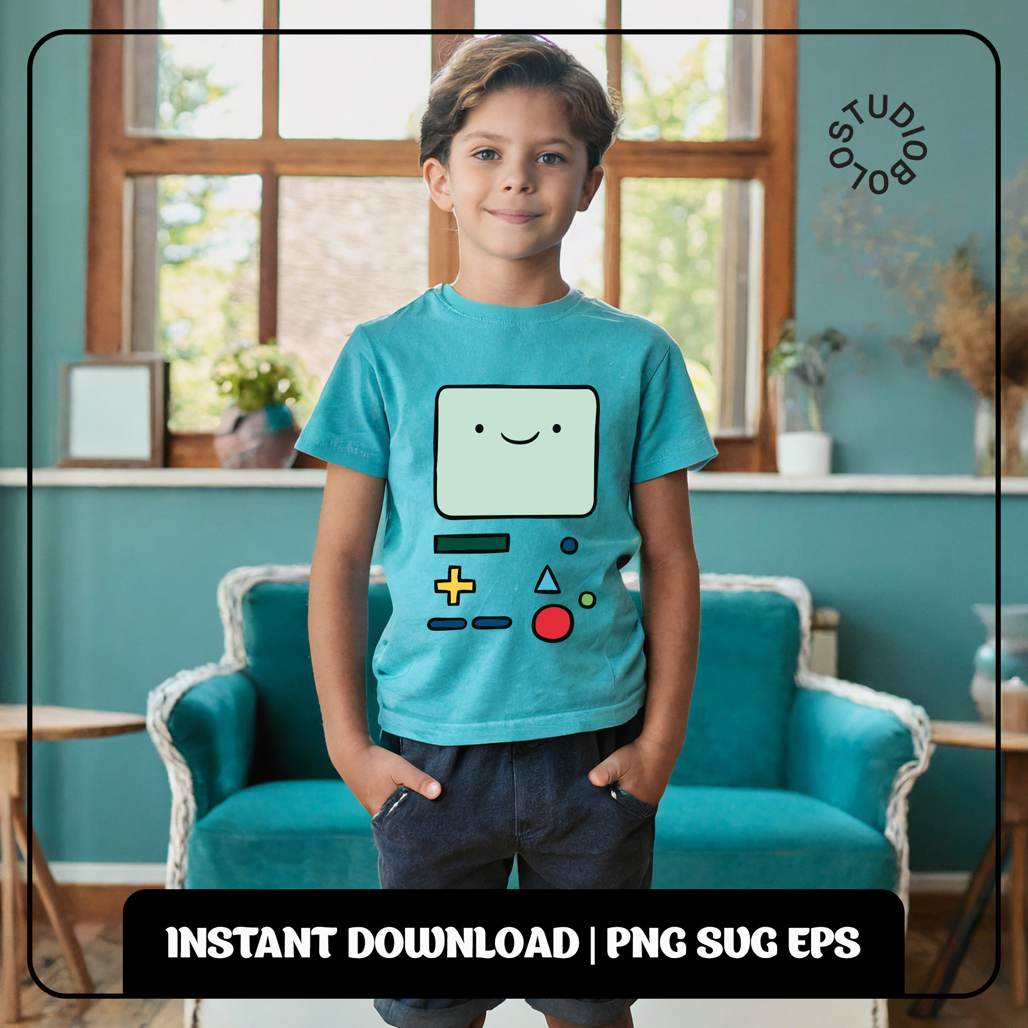 Adventure Time BMO Cosplay Lsp SVG PNG Files Kids & Adults - Etsy