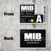 Personalized MIB Men in Black ID Card Personalized Agent - Replica Prop ...