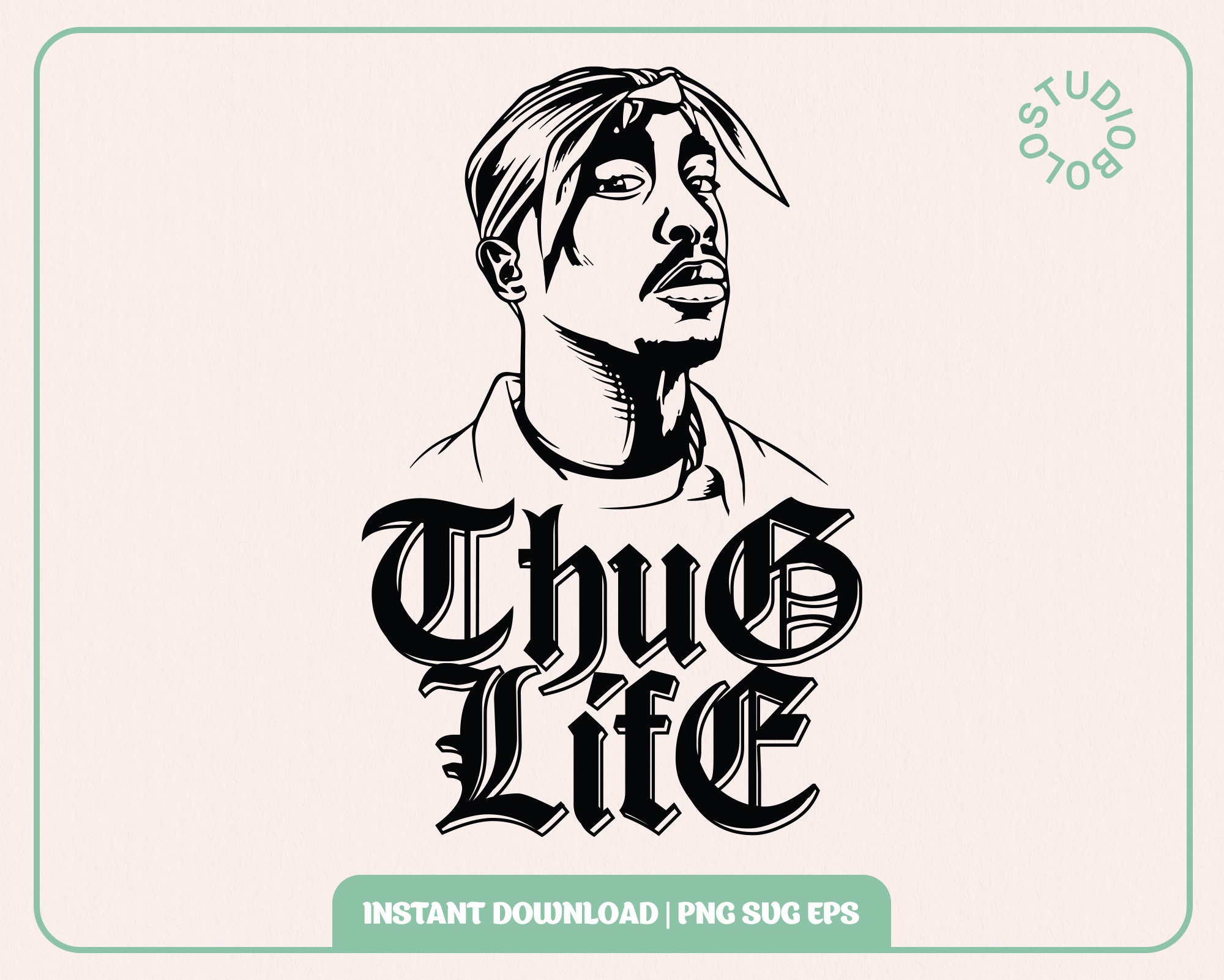 Tupac Thug Life Font
