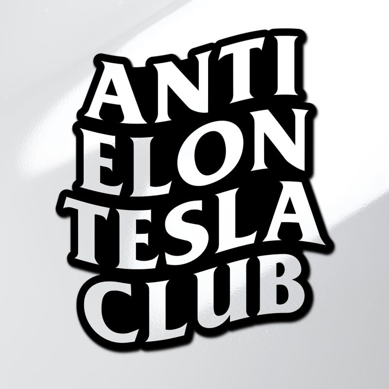 Anti Elon Bumper Sticker - Etsy