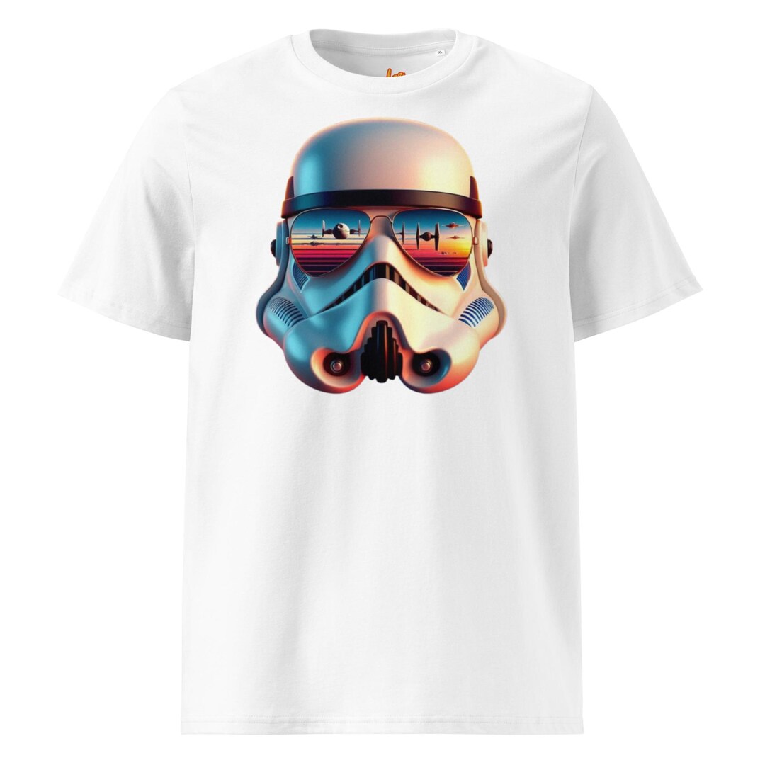 Starwars Stormtrooper Top Gun Organic Cotton T-shirt Design ...
