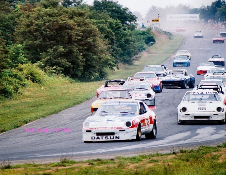 Paul Newman Datsun 280ZX Racing Photo Leading Pack Race Car Summit ...
