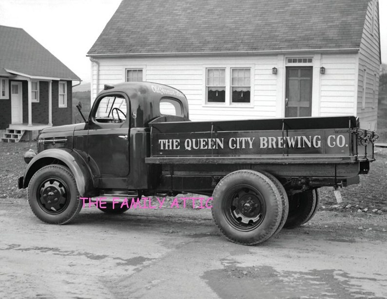 Queen City Brewing Co Beer Truck Photo REO Speedwagon Old German Beer ...