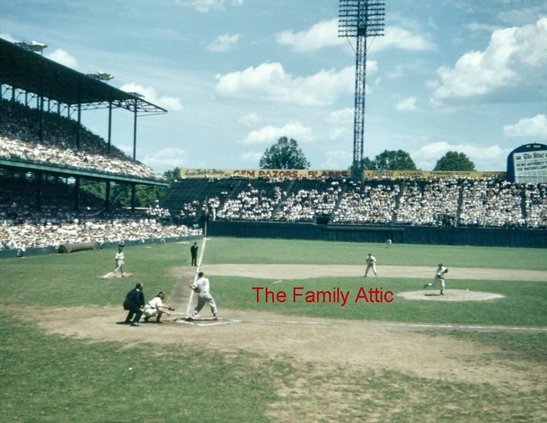 Griffith Stadium Washington DC Senators Baseball Game Photo 1950-60s ...