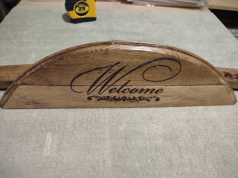Laser Engraved Welcome Sign - Etsy