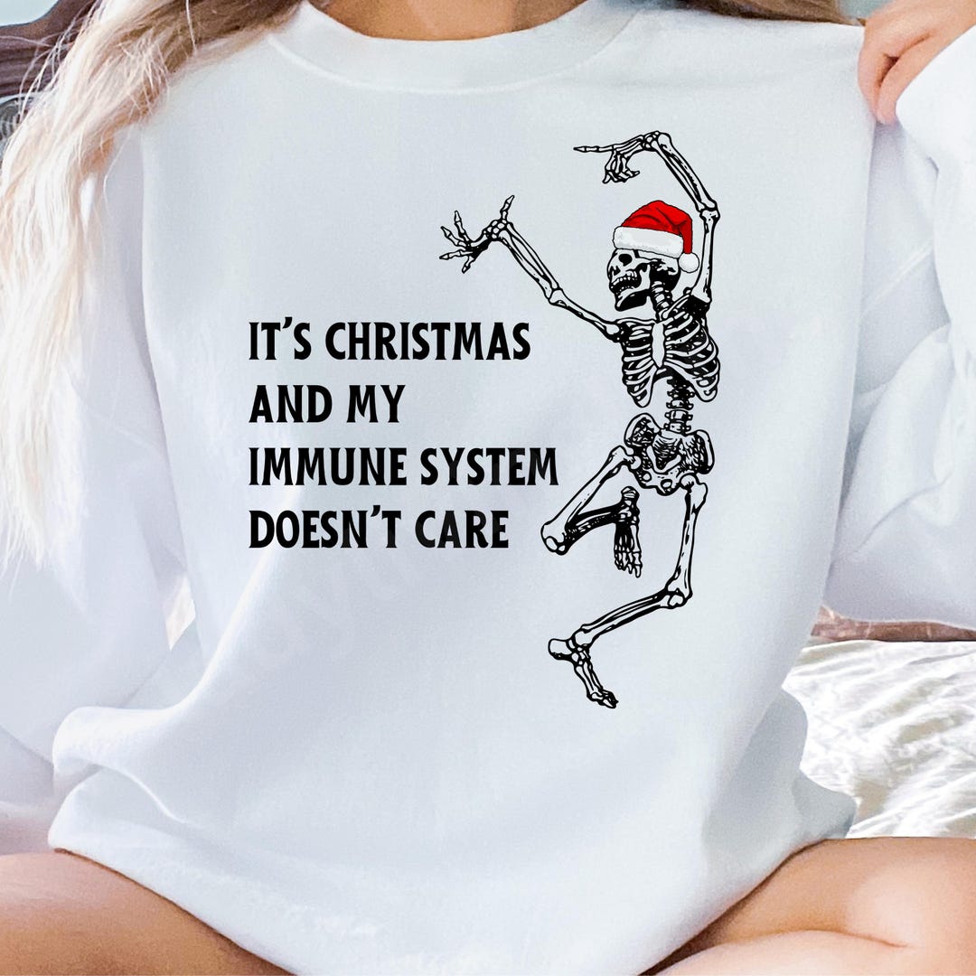 Funny Autoimmune Disease Christmas SVG My Immune System Doesn't Care ...