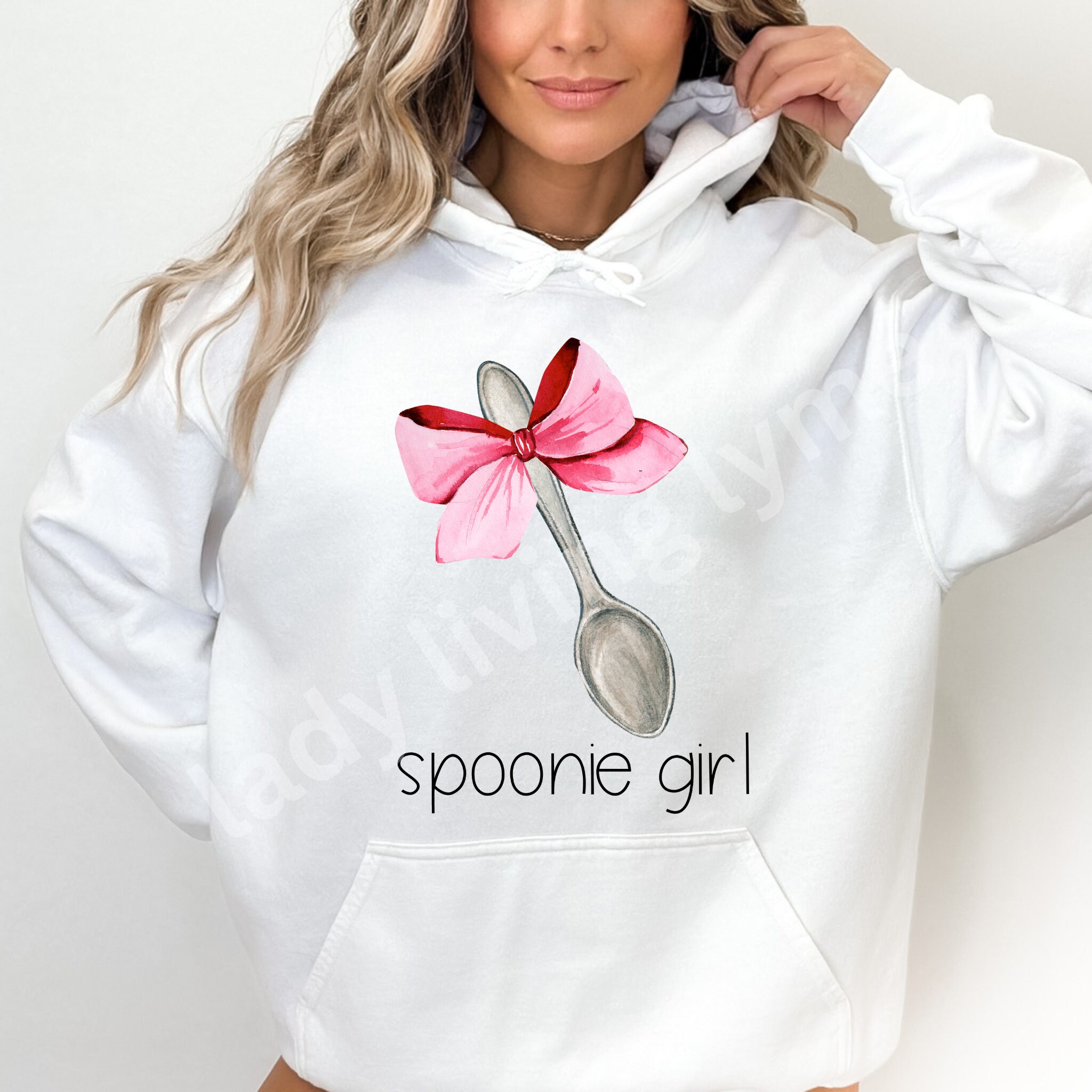 Spoonie Girl Hoodie Pretty Chronic Illness Sweatshirt Cute Lupus ...