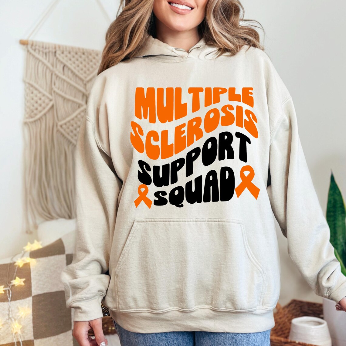 Multiple Sclerosis Support Squad Hoodie MS Awareness Event Sweatshirt ...