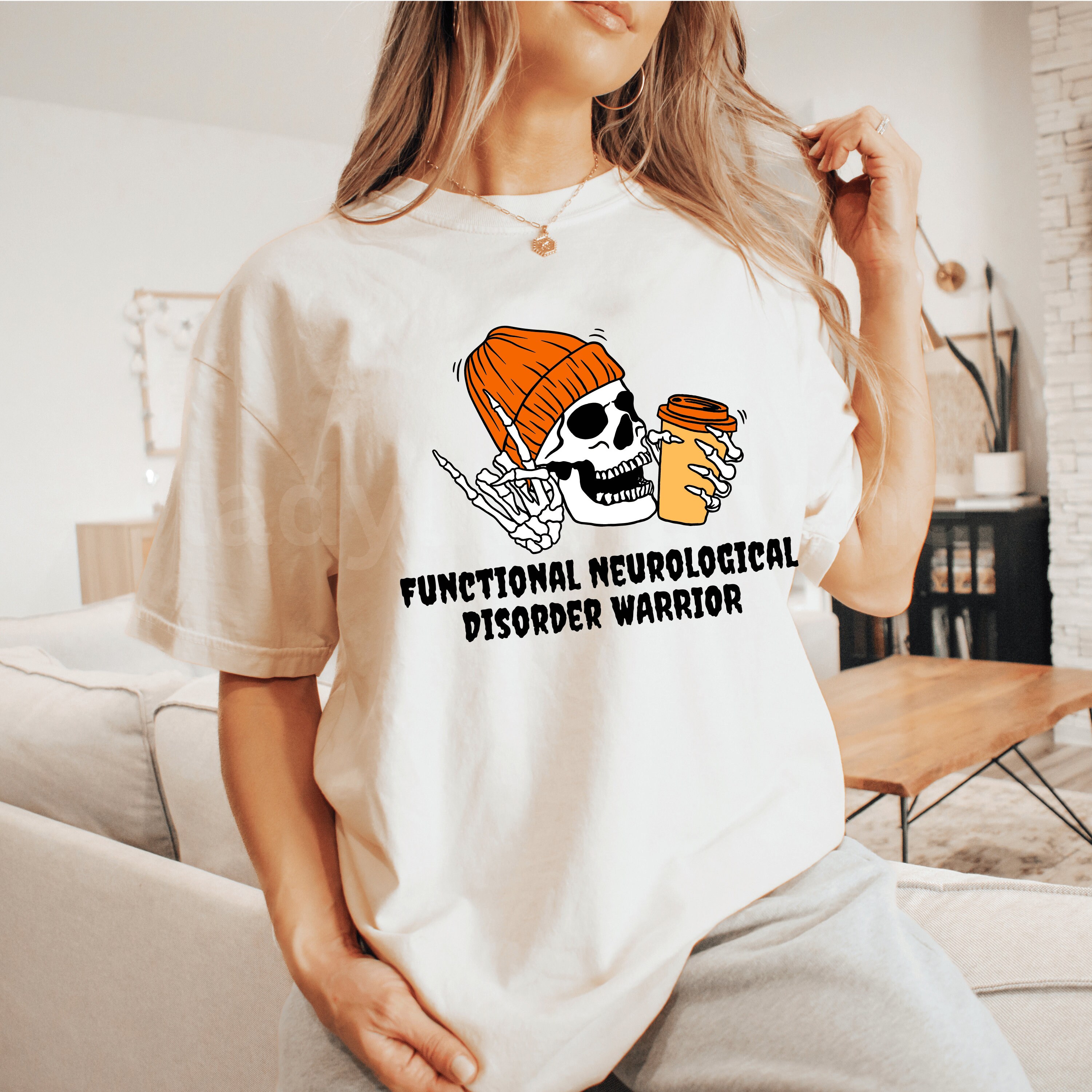 Functional Neurological Disorder Shirt Skeleton FND Warrior Tshirt FND ...