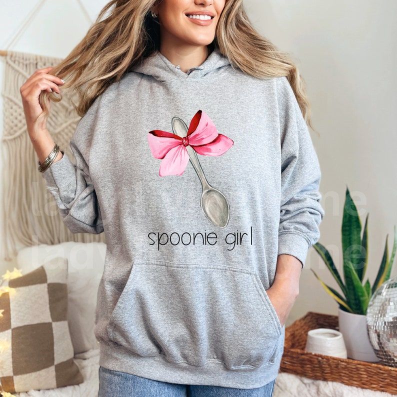 Spoonie Girl Hoodie Pretty Chronic Illness Sweatshirt Cute Lupus ...