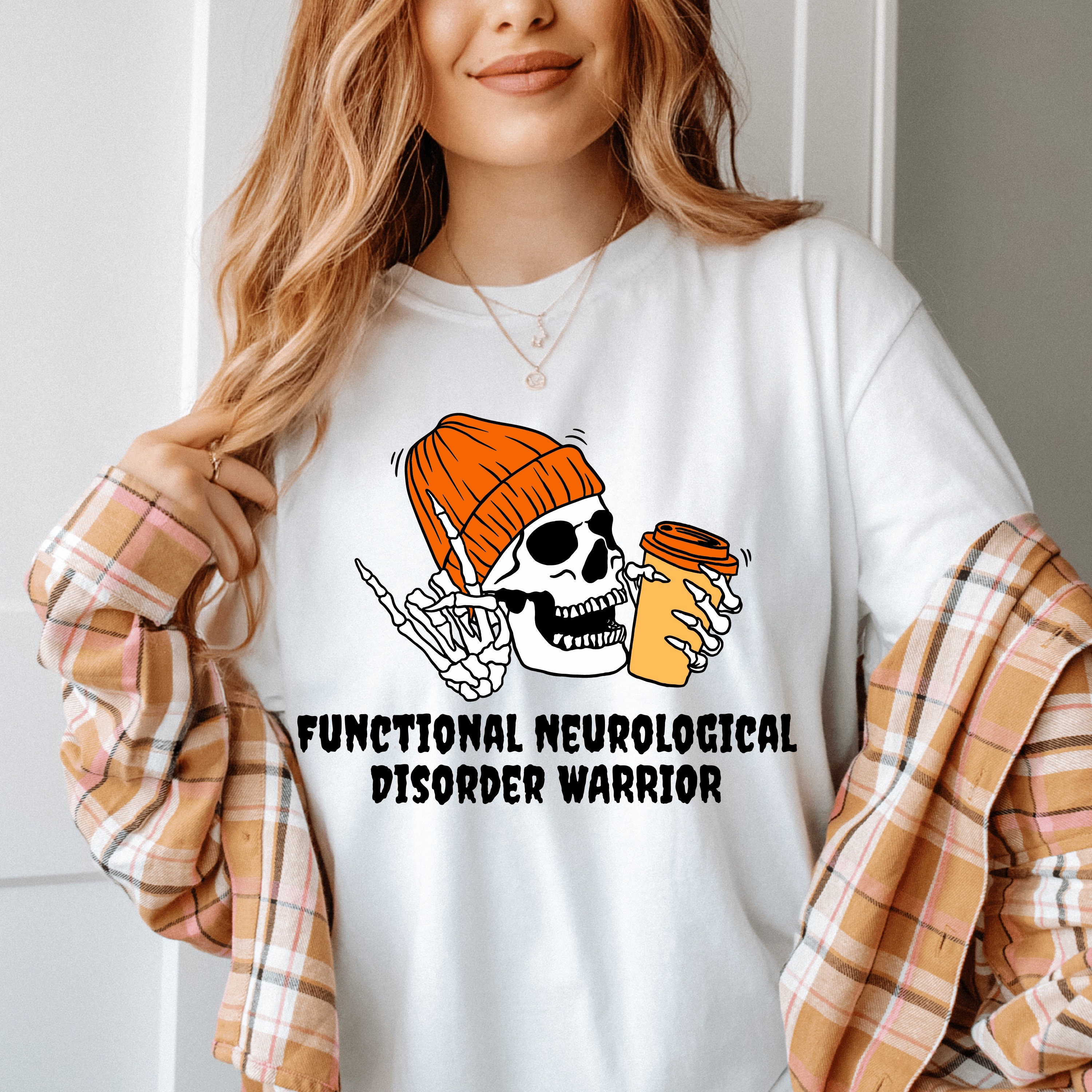 Functional Neurological Disorder Shirt Skeleton FND Warrior Tshirt FND ...