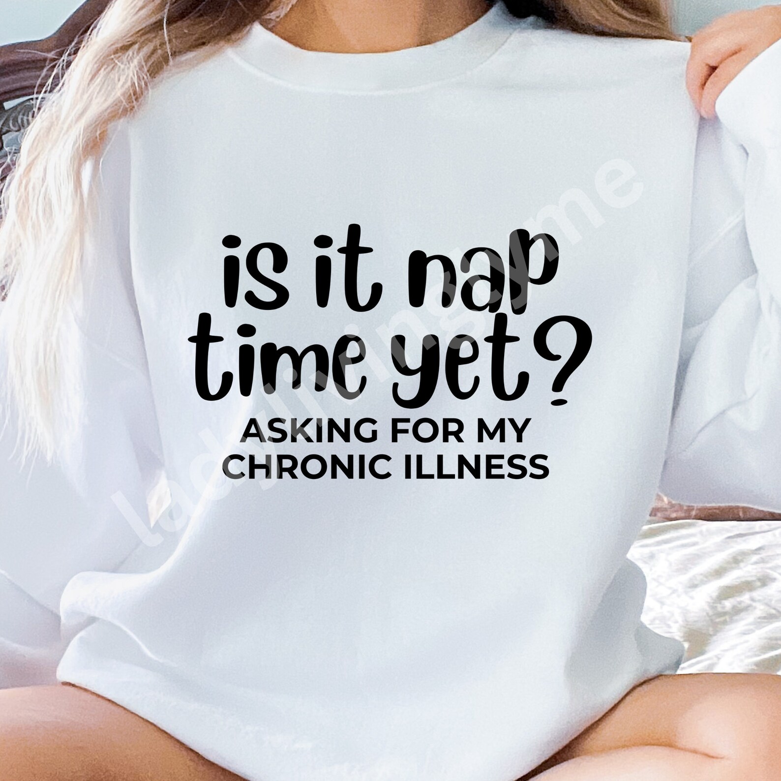 MECFS SVG Funny is It Nap Time yet PNG File Sarcastic Chronic Illness ...