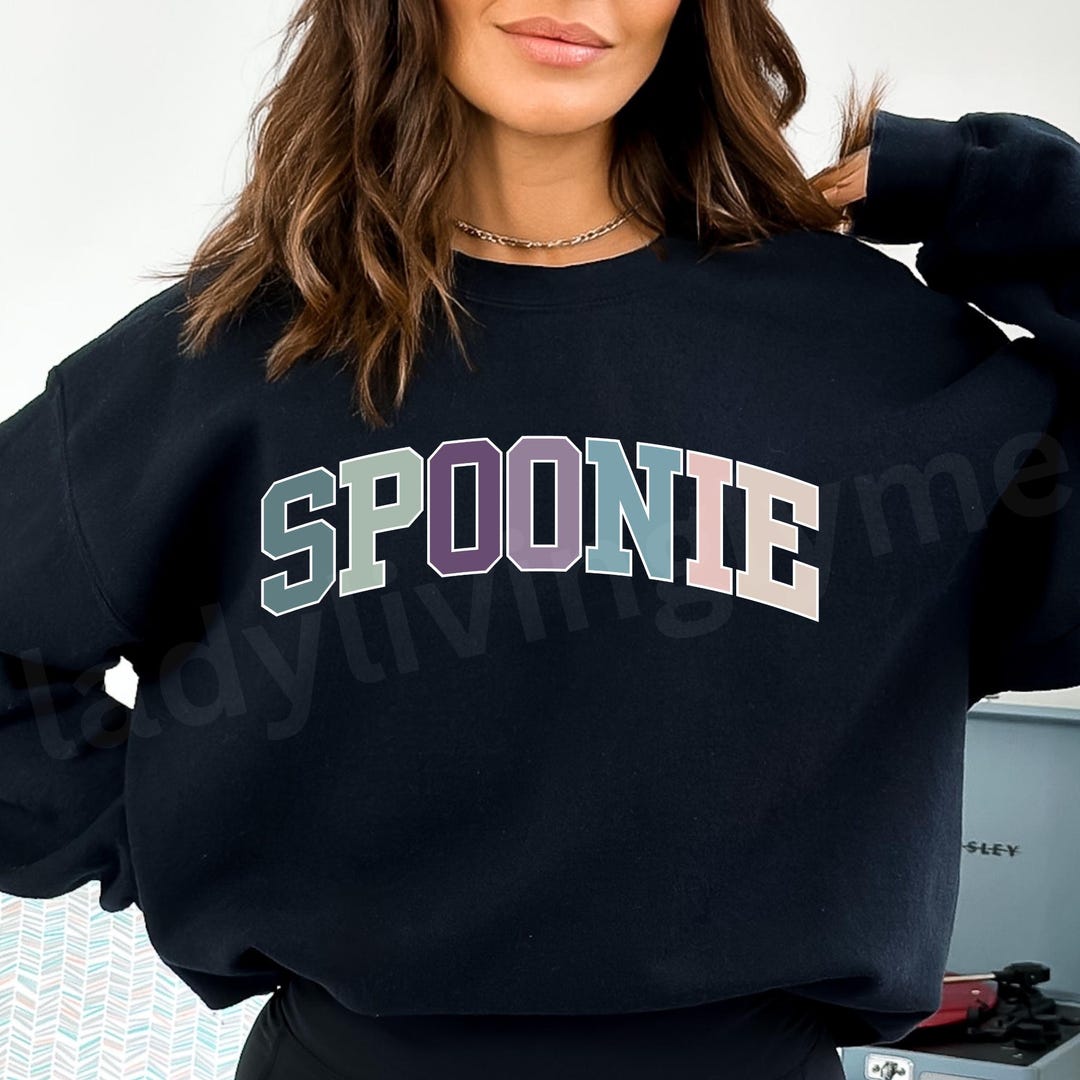Spoonie PNG File Pastel Varsity Letters SVG Spoonie Chronic Illness ...