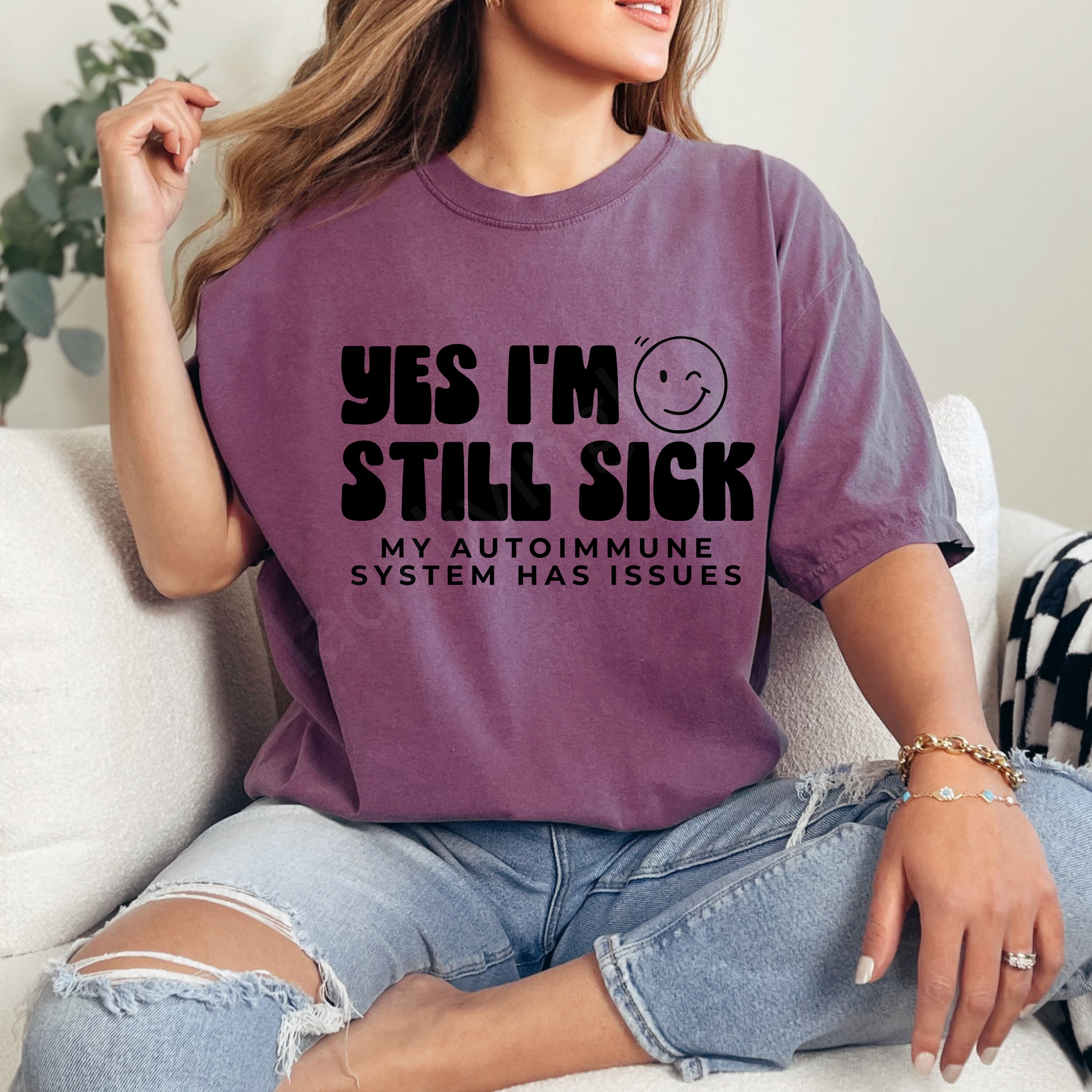 My Immune System Has Issues T-shirt Sarcastic Autoimmune Disease Shirt ...