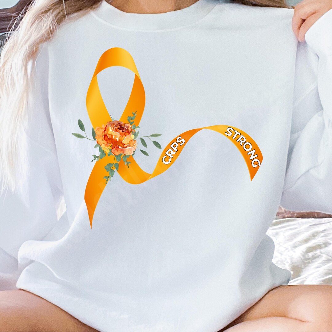 CRPS Strong PNG and SVG Files Complex Regional Pain Syndrome Orange ...