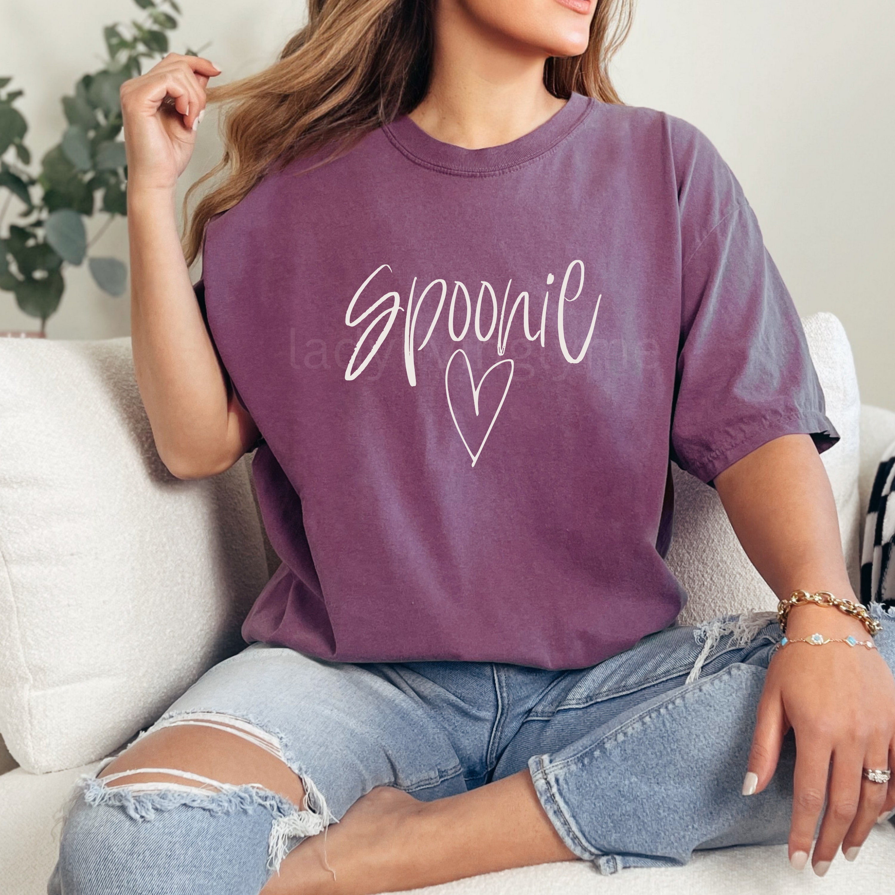 Minimalist Spoonie T-shirt Womens Spoonie Love Shirt Fibro Gift Idea ...