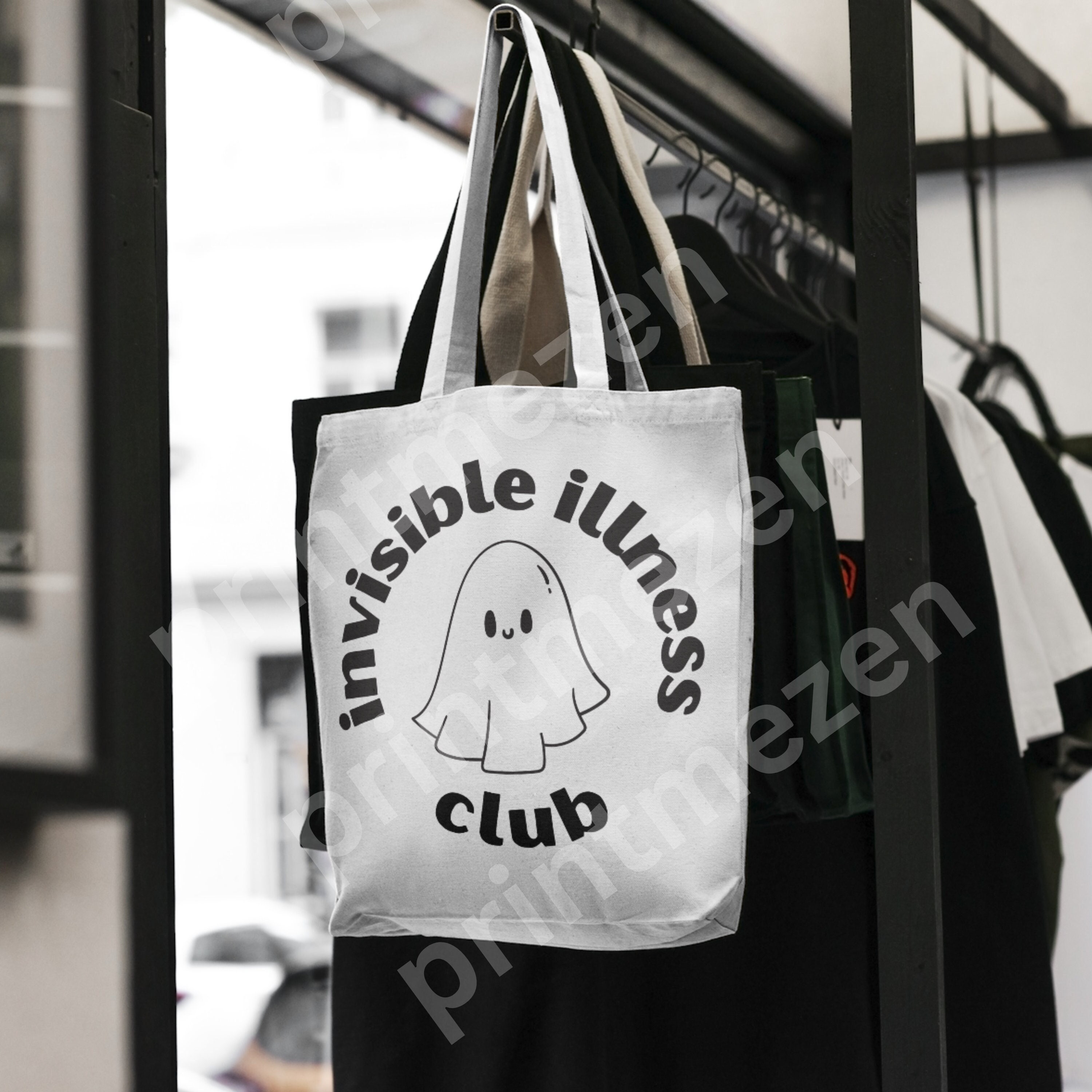 Invisible Illness Club With Ghost Clip Art SVG Cricut Cut File ...