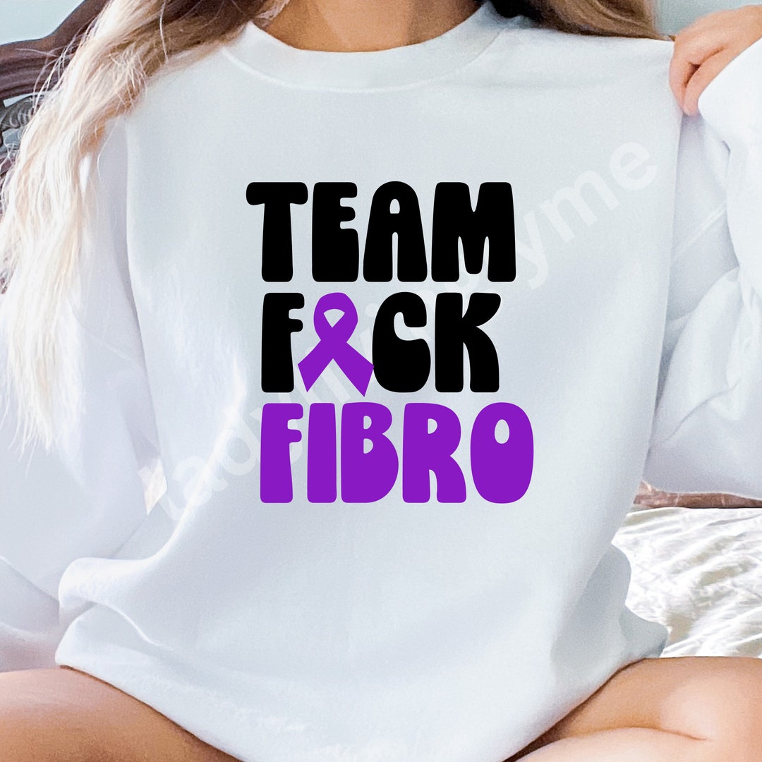 Team Fibro Clip Art Snarky Fibromyalgia Support Cut File SVG & PNG ...