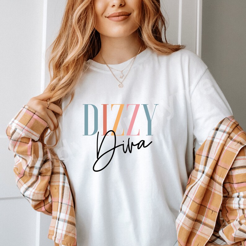 POTS T-shirt Funny Dizzy Diva Gift for Her Multiple Sclerosis T-shirt ...