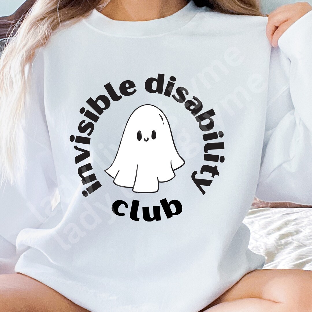 Invisible Disability Club Clip Art PNG and SVG Cut Files Cute Invisible ...