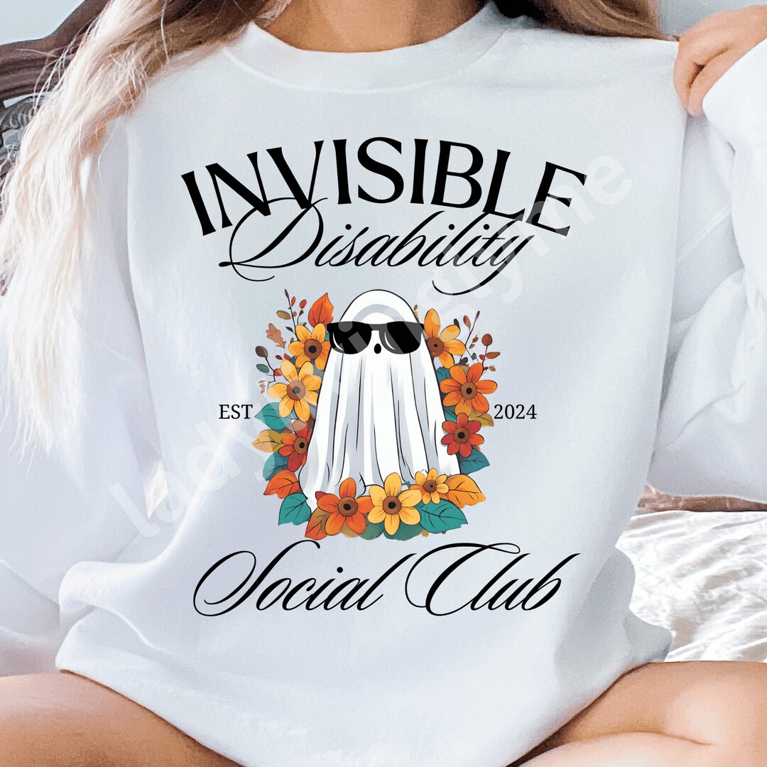 Invisible Disability SVG Social Club Girly PNG Migraine Clip Art Lupus ...