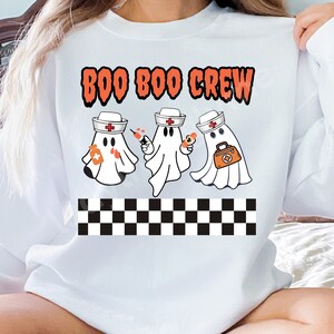 Boo Boo Crew SVG Cut File Nurses Halloween Clip Art Pediatric Nurse PNG ...