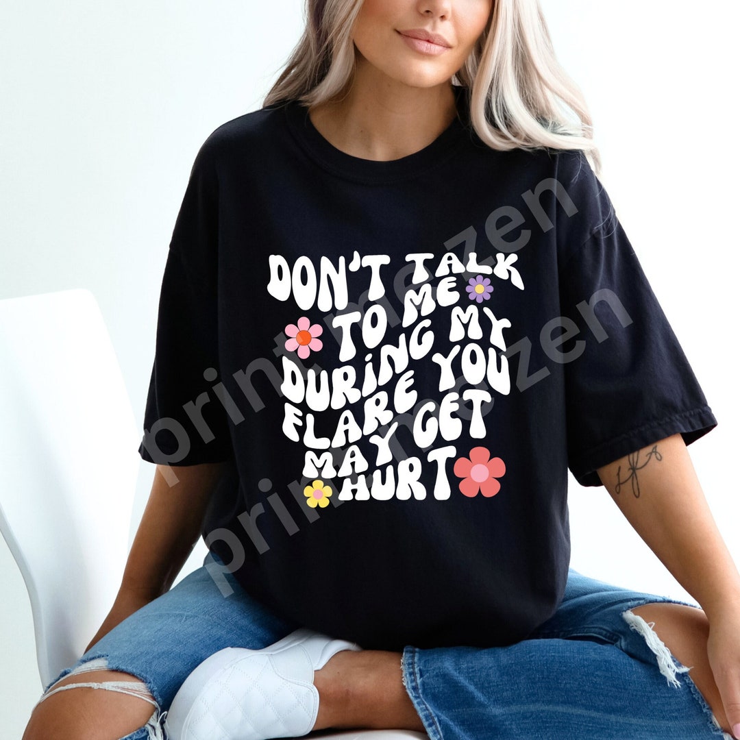 Funny Flare Day Warning, SVG & PNG Files, Retro Clip Art, Pain Warrior ...