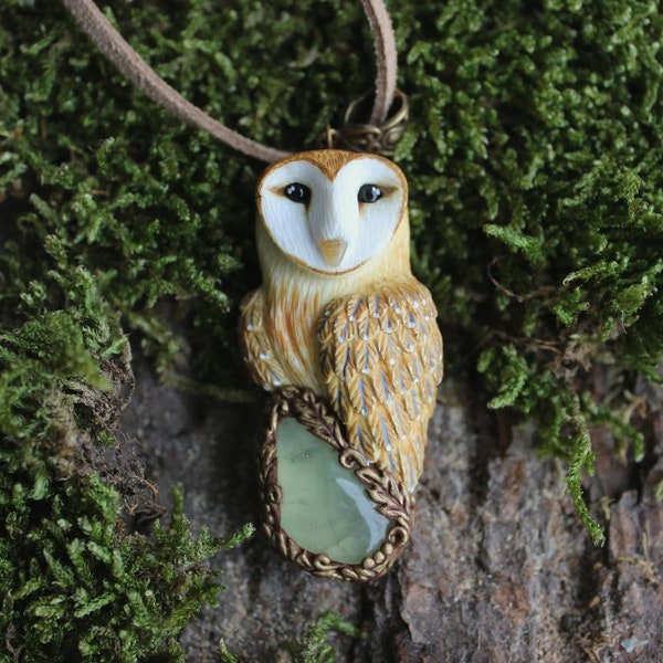 Owl Totem Necklace - Etsy