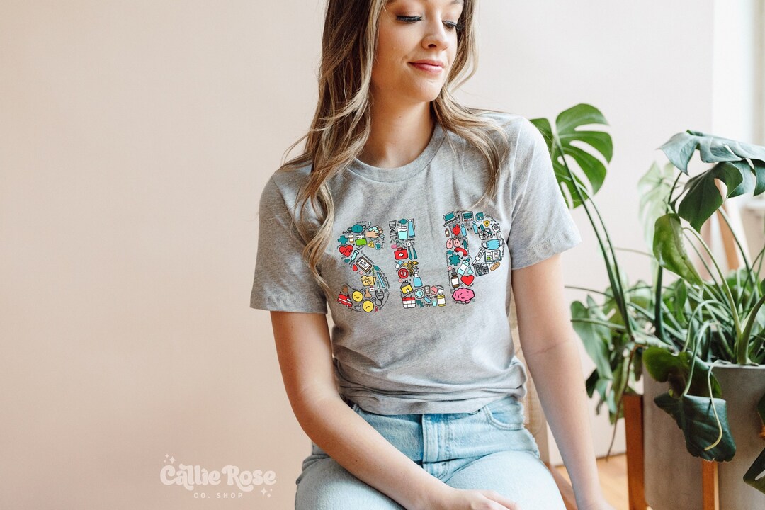 Medical SLP Doodles Short-sleeve Unisex T-shirt Med SLP, Healthcare ...