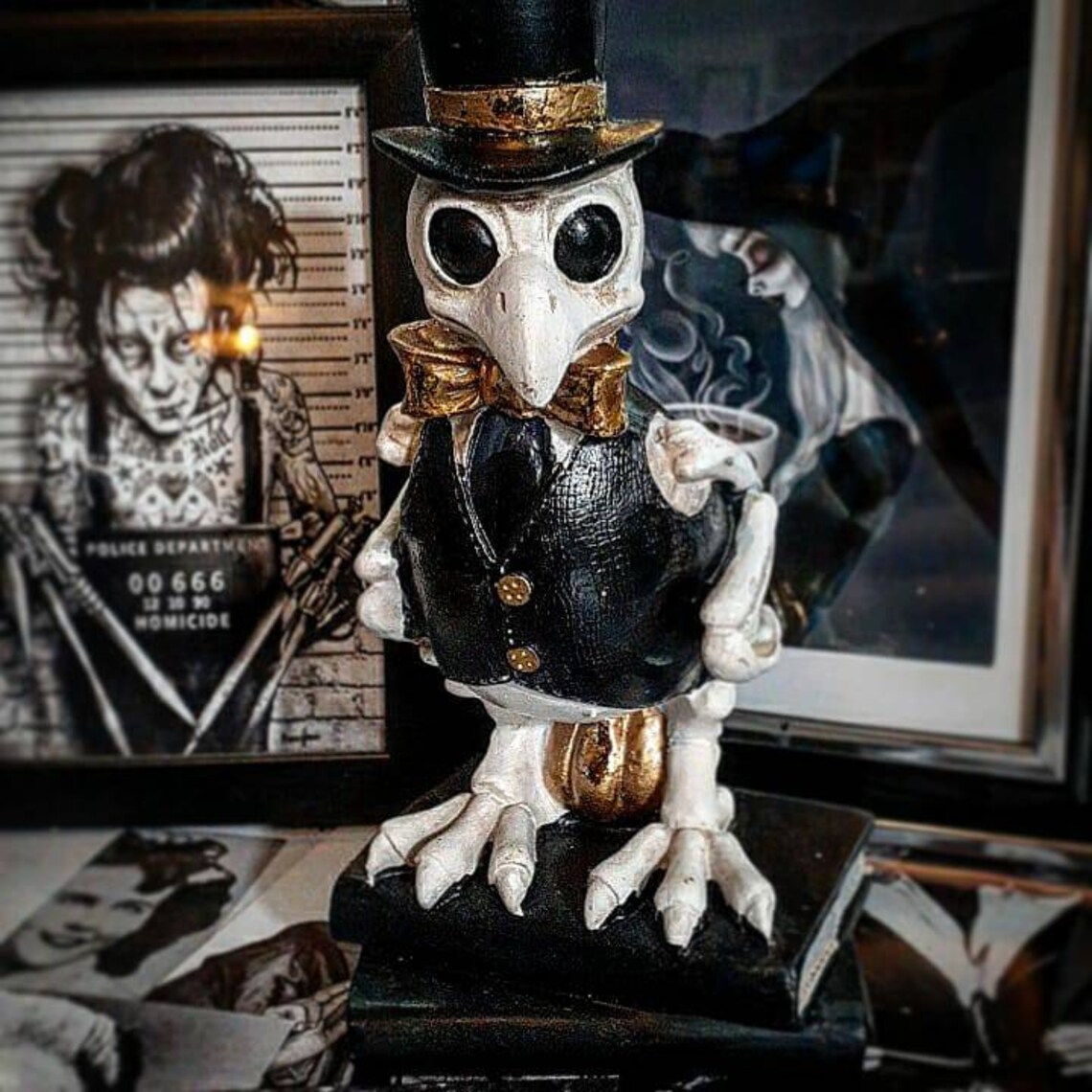Mr Crow Ornament - Etsy